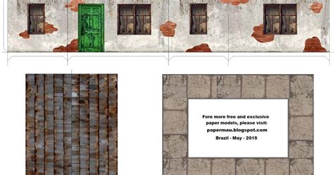 Papermau A Small Village House Paper Model By Papermau Download