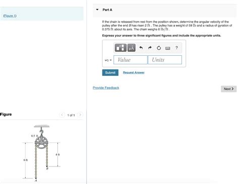 Solved If The Chain Is Released From Rest From The Position Chegg