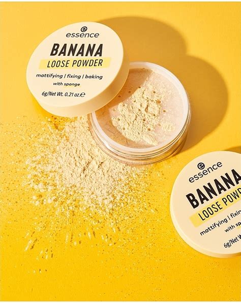 Essence Banana Loose Powder Banana Face Powder Makeupuk