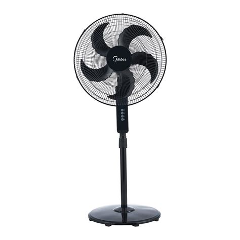Ventilador Midea De Pedestal 3 Velocidades Negro Walmart En Línea
