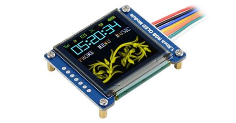 Buy Waveshare Inch RGB OLED Display Module K RGB Colors SPI Online In India At