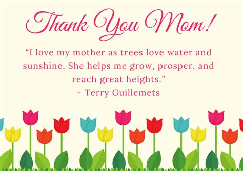Thank You Mom For Everything