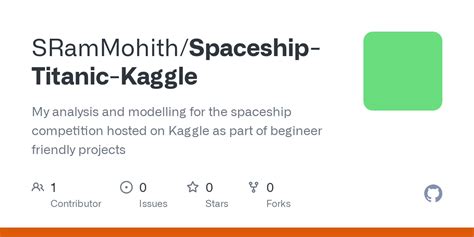 Spaceship Titanic Kaggle Model Ipynb At Main Srammohith Spaceship