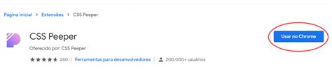 Extens O Chrome Css Peeper Visualizador Inteligente De Css Ramiro Lobo