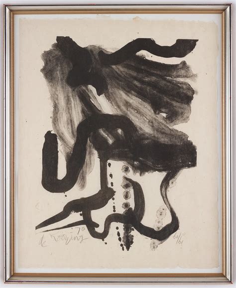 Willem De Kooning Woman With Corset And Long Hair Bukowskis