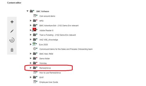 Bmc Helix Knowledge Management By Comaround How To Create A New Folder In Comaround