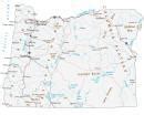 Map Of Oregon Cities And Roads Gis Geography