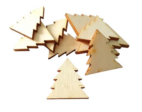 SKLEJKA DREWNIANE CHOINKI Scrapki 3cm 10szt 12868346078 Allegro Pl