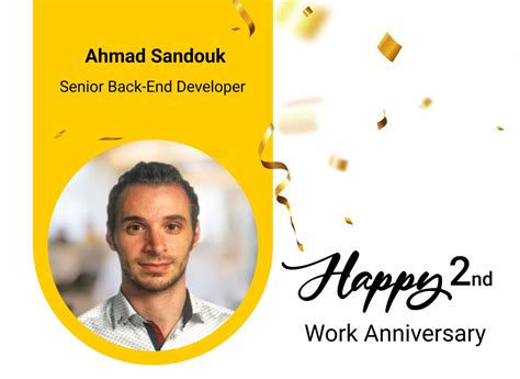 Ahmad Sandouk On Linkedin Workanniversary 10 Comments