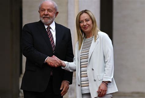 Lula diz que discutiu relações bilaterais Meloni