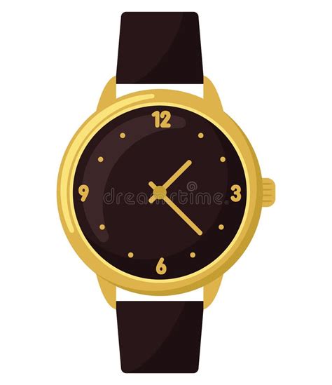 Wrist Clock Design Stock Vector Illustration Of Watch 269352927