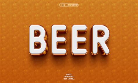 Beer Text Effect Psd 34 000 High Quality Free Psd Templates For Download