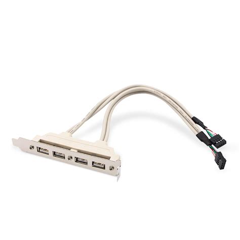 Usb 9pin To 4 Port Usb A Female Usb Slot Plate Adapter Cable