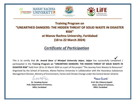 Dr Anand Dave On Linkedin Five Days Fdp On Unearthed Dangers The