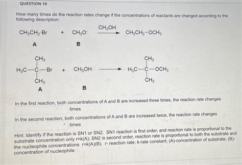 Solved Predict Whether Each Of The Following Substitution Chegg