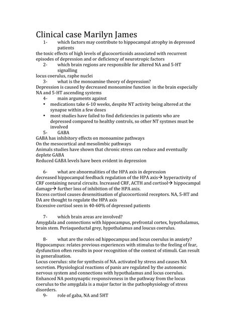 Neurobiology Exam Notes 2020msc Neurobiology Griffith Thinkswap