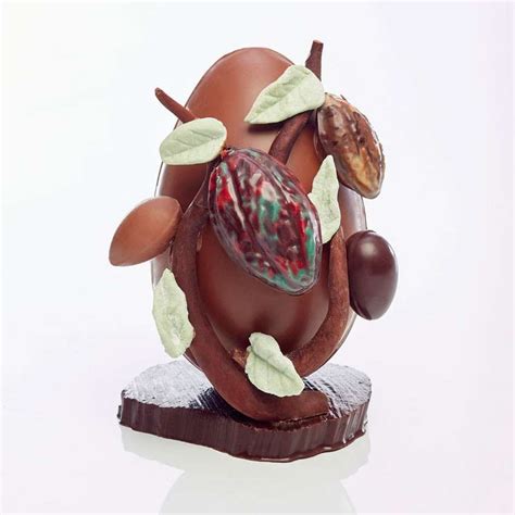 Oeuf de Pâques chocolat lait 15 cm