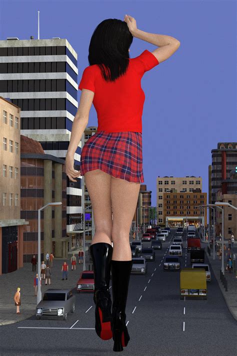 Giantess With Black Boots 1 By Alberto62 On Deviantart