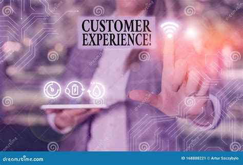 Handwriting Text Writing Customer Experience Concept Meaning Product Of Interaction Between