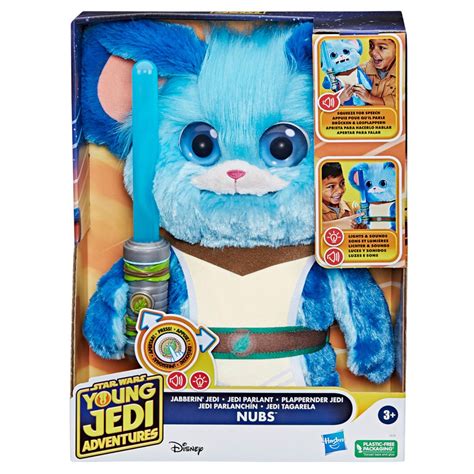 Star Wars Young Jedi Adventures Jabberin Jedi Nubs Electronic Plush Toy