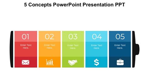5 Concepts Powerpoint Presentation Ppt 100 Editable Pptx