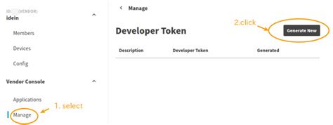 Issue A Developer Token Actcast Documents