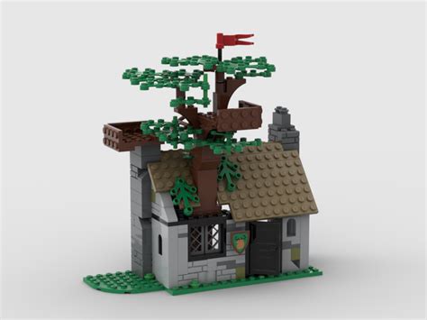 Lego Moc Lego Castle Forestmens Hideout Alternate By Spiderbyte