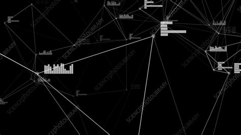 Connected Data Points Animation Stock Video Clip K009 2996 Science Photo Library