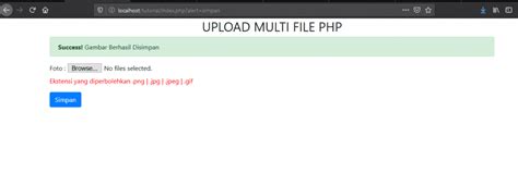 Multiple Upload Gambar Dengan Php Mysqli Malas Ngoding