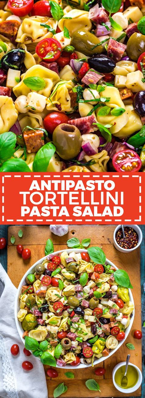 Antipasto Tortellini Pasta Salad Host The Toast Recipe Tortellini