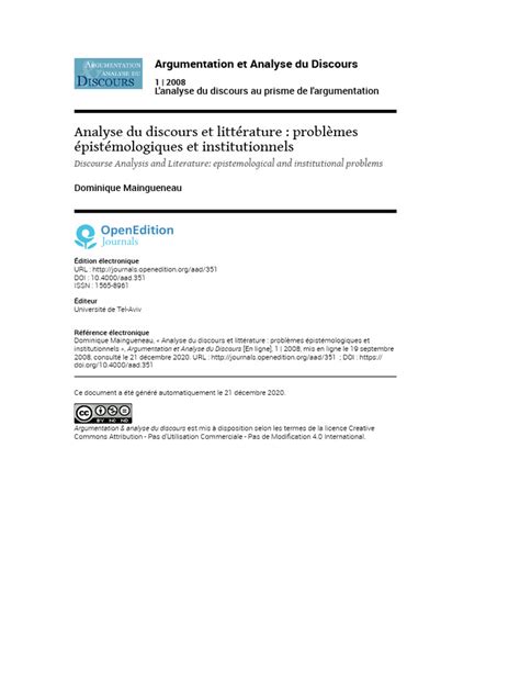 Analyse Disc Pdf Science Théologie