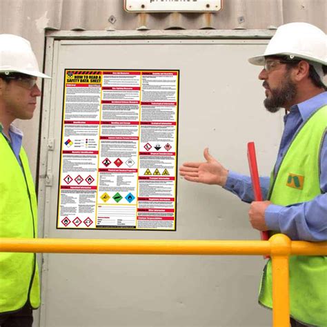 Buy How To Read A Safety Data Sheets Sdsmsds Poster 24 X 33 Inch