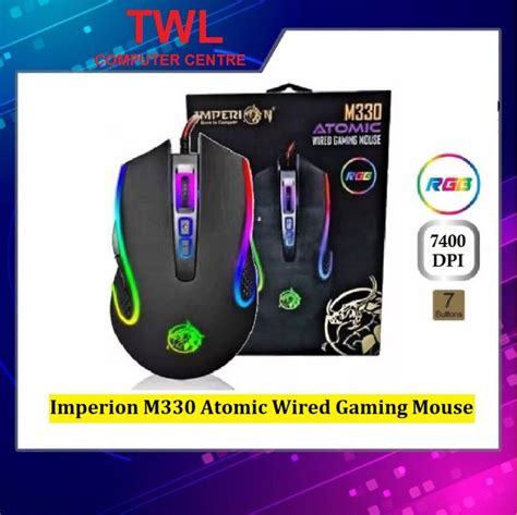Imperion M330 Atomic 7200dpi Wired Gaming Mouse Lazada