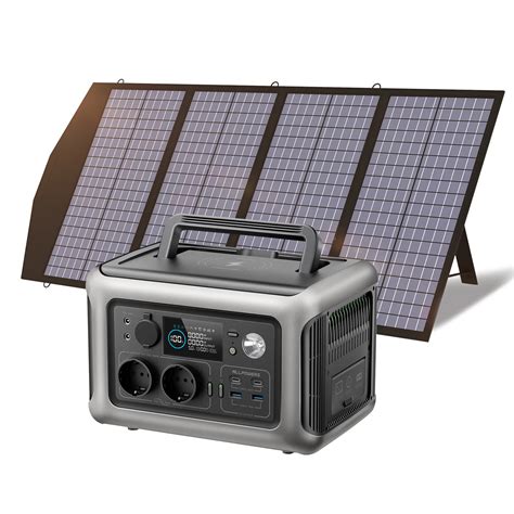 ALLPOWERS Estaci N De Energ A Port Til R600 Con Panel Solar Opcional