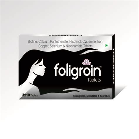 Foligroin Tablets Maxnova Healthcare