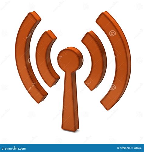 Wi Fi Tower Stock Illustration Illustration Of Antenna 13705766