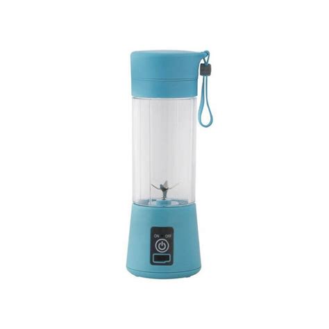 380ml Portable Blender Smoothie Maker Usb Rechargeable Blue
