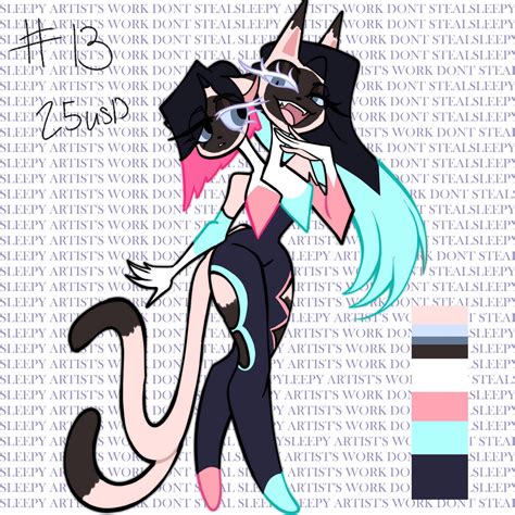 Closed Helluva Boss Adopt 13 Kitty Twins By Sleepyfam On Deviantart