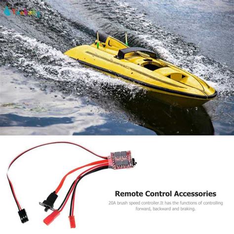 Rc Car Boat 2khz Two Way 20a 3 9 4v Brushed Esc Electric Motor Speed Controller Lazada Ph
