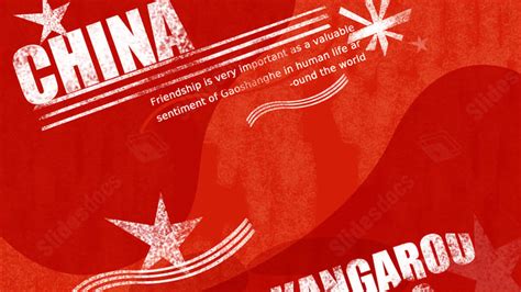 Poster Friendship International Creative Powerpoint Background For Free