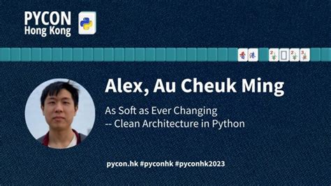 As Soft As Ever Changing Clean Architecture In Python PyCon HK