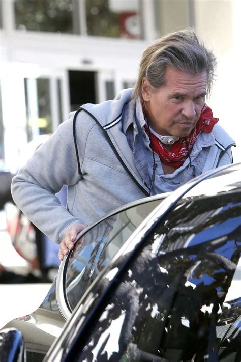 Val Kilmer As He Is Seen Wearing A Tracheostomy Tube Mirror Online