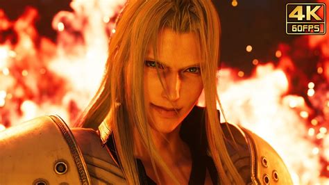 Final Fantasy Vii Rebirth Sephiroth Burns Down Nibelheim And Kills