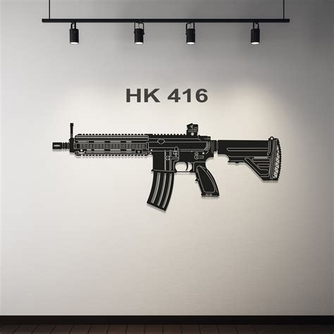 Rifle Dwg Svg Dxf Ai Pdf Gun Vector Art Rifle Laser Cut Downloadable