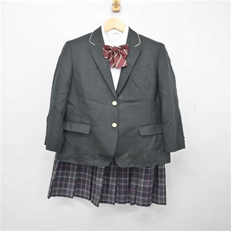 【中古】京都府 立命館高等学校 女子制服 4点 ブレザー・シャツ・スカート Sf047788 中古制服通販パレイド