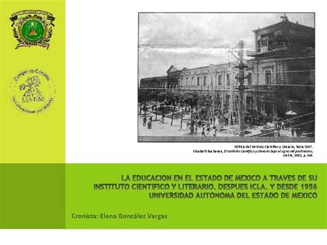 Edificio Del Instituto Cientfico Y Literario Hacia 1897