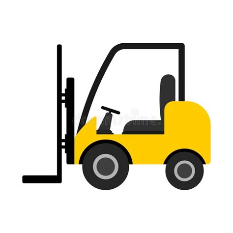 Forklift Truck Png For Warehouse And Storage Equipment Icon Clipart In Animated Vector