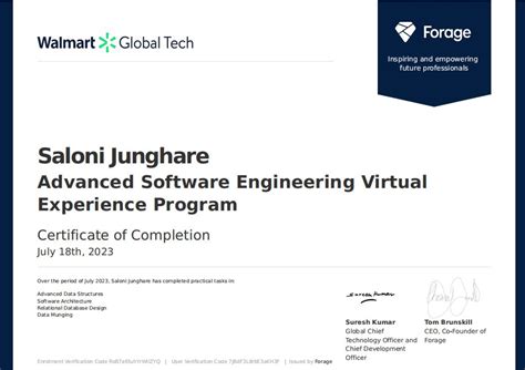 Saloni Junghare On Linkedin Im Happy To Share That Ive Obtained A