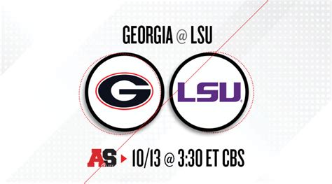Georgia Bulldogs Vs Lsu Tigers Prediction And Preview Athlon Sports