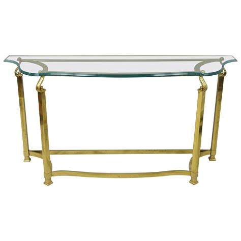 Vintage Brass Console At 1stdibs